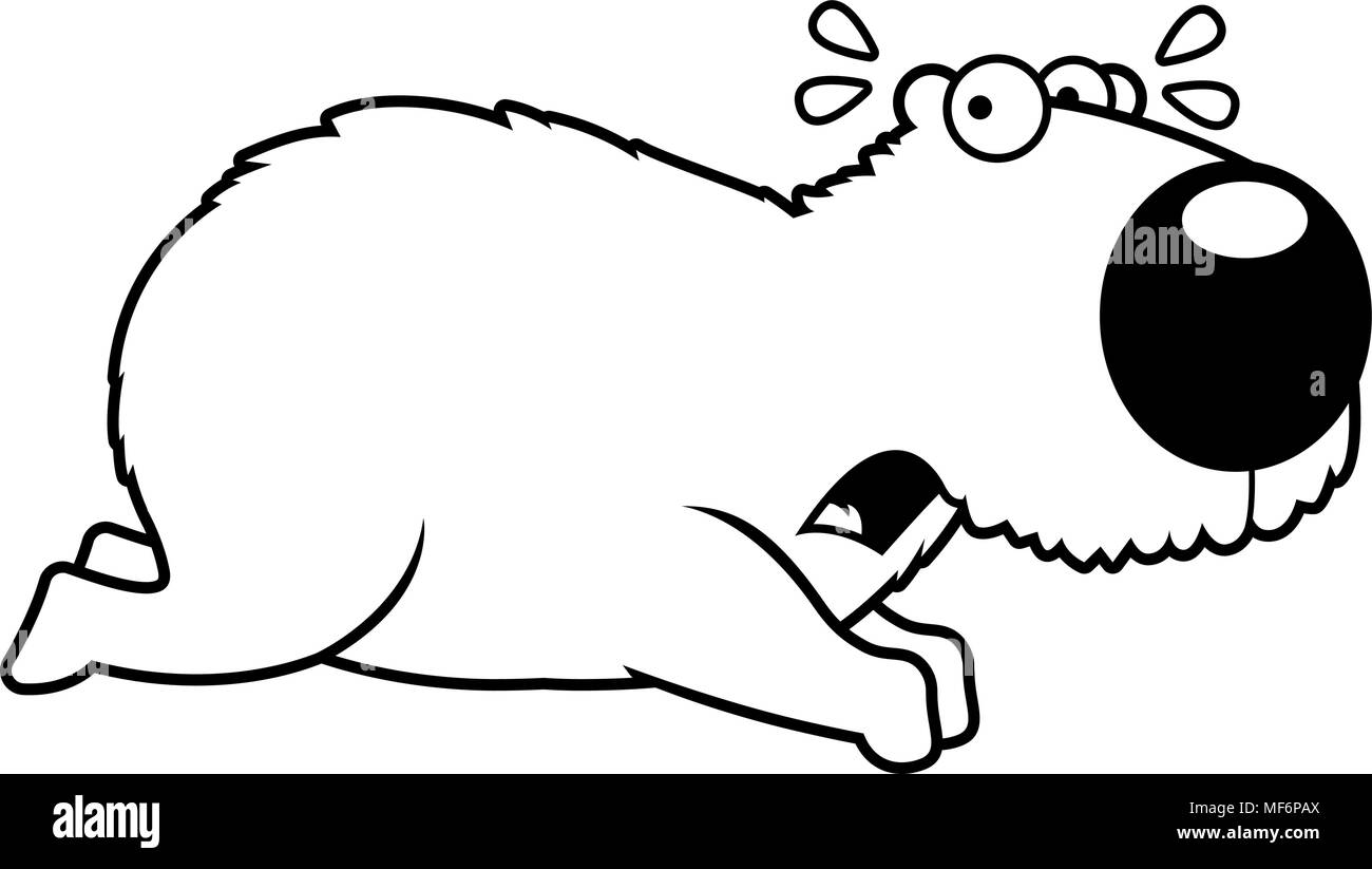 A cartoon illustration of a capybara running away Stock Vector Image ...