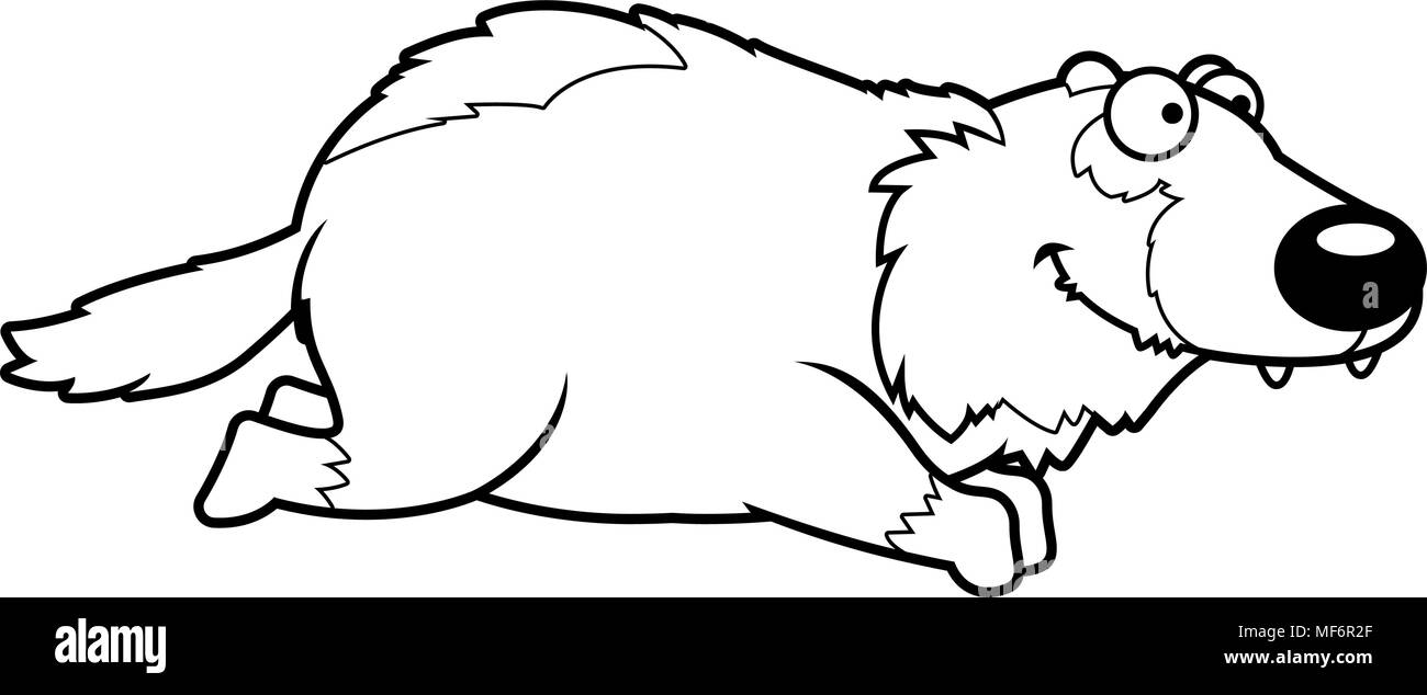 Wolverine animal cartoon illustration hi-res stock photography and ...