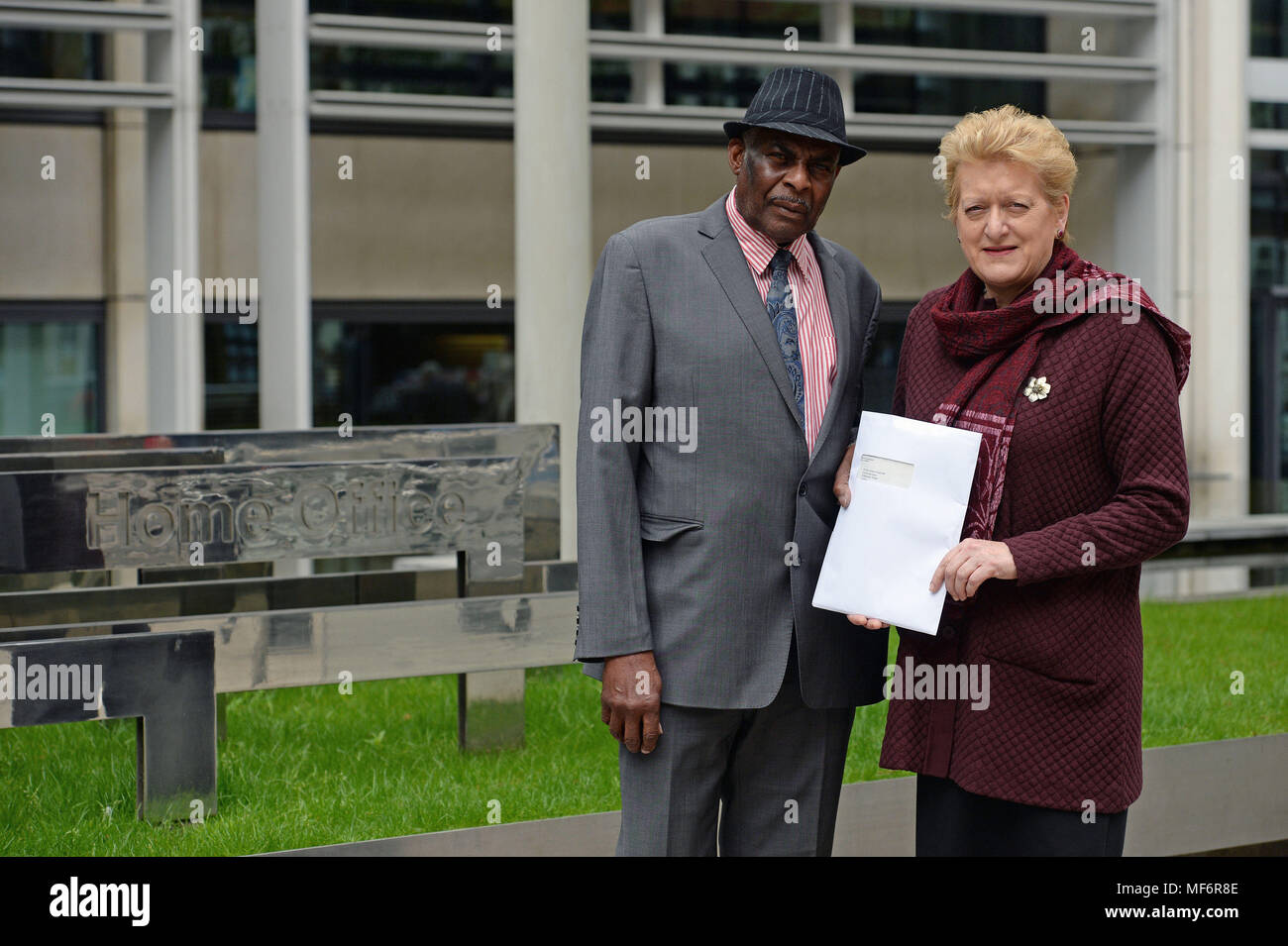 Neville Lawrence, the father of murdered teenager Stephen Lawrence, and ...