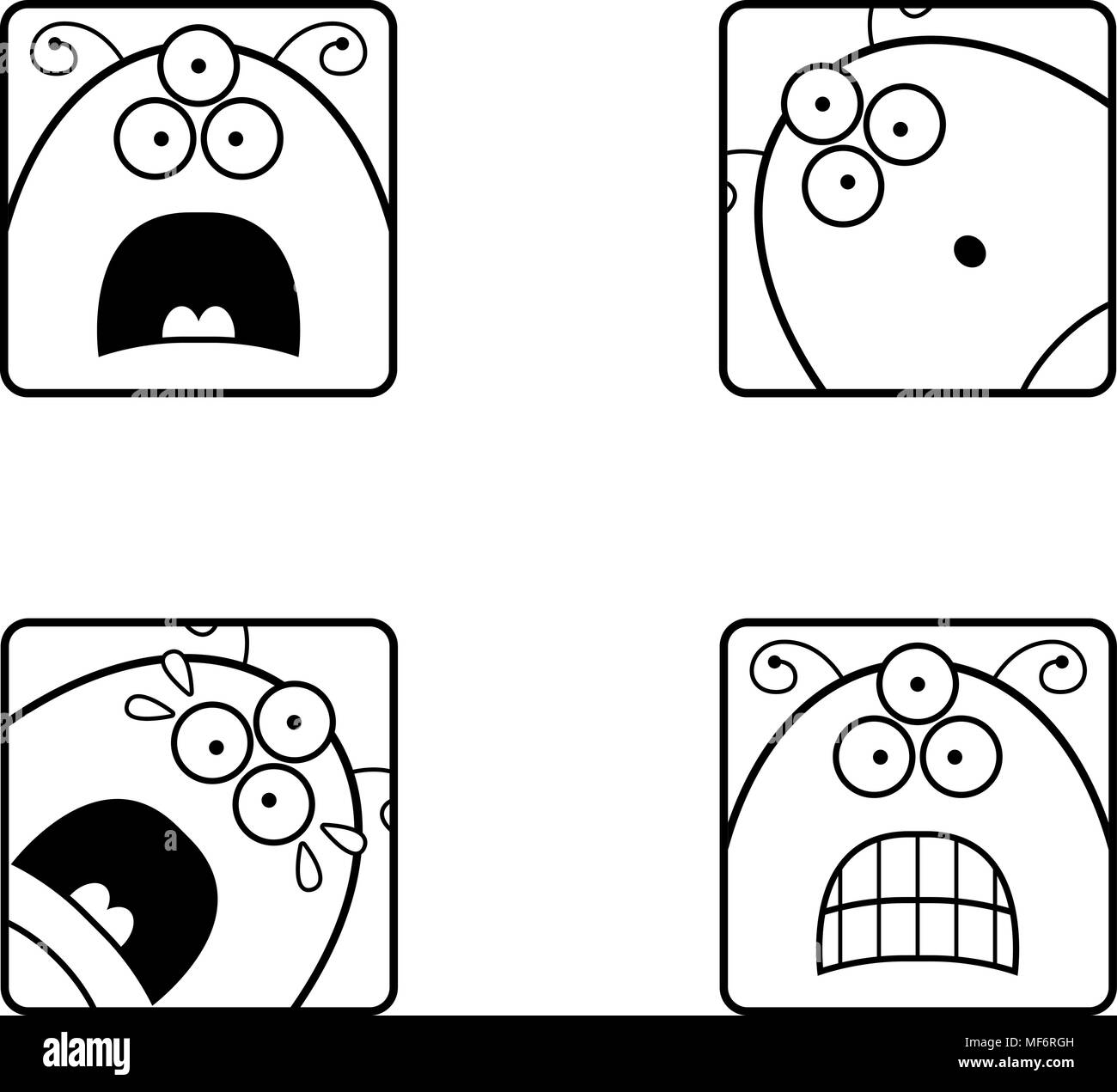 Scared shocked Stock Vector Images - Alamy