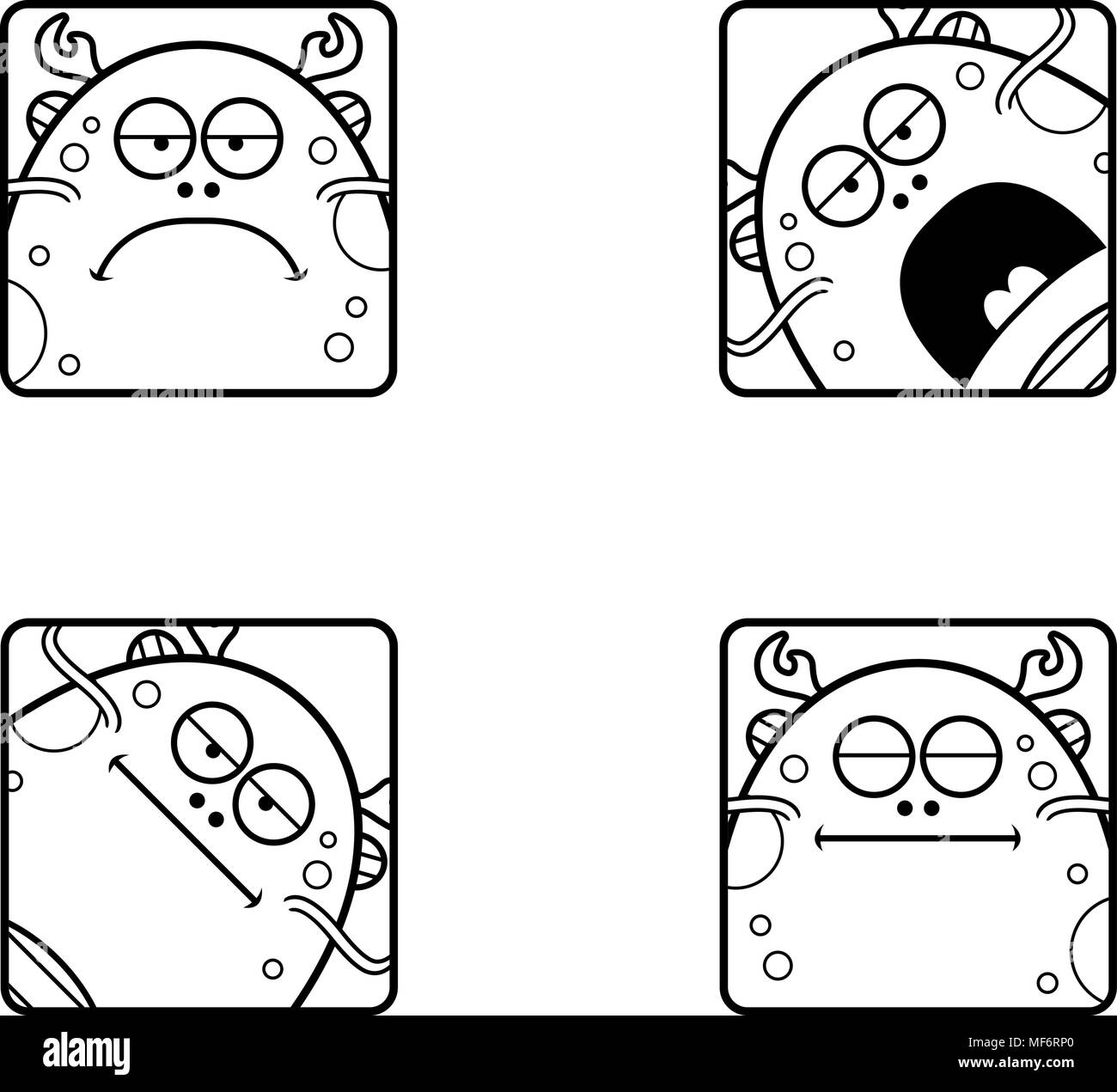 Sad monster Black and White Stock Photos & Images - Alamy