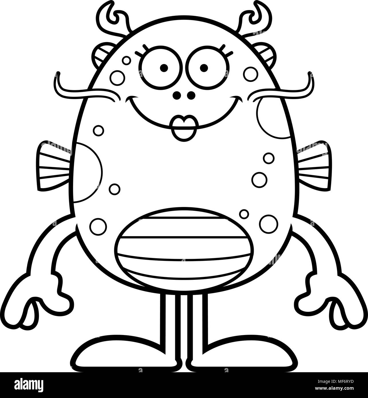 Monster Clipart Black And White