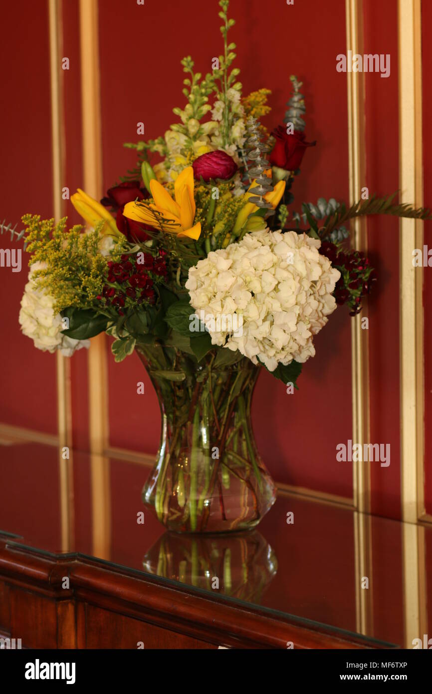 The spring flowers are in the vase Stock Photo - Alamy