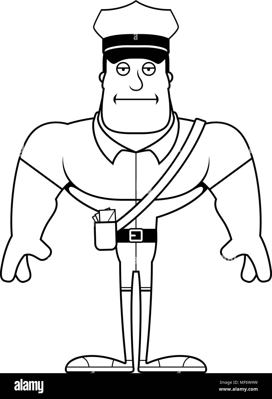 Mail Carrier Coloring Pages