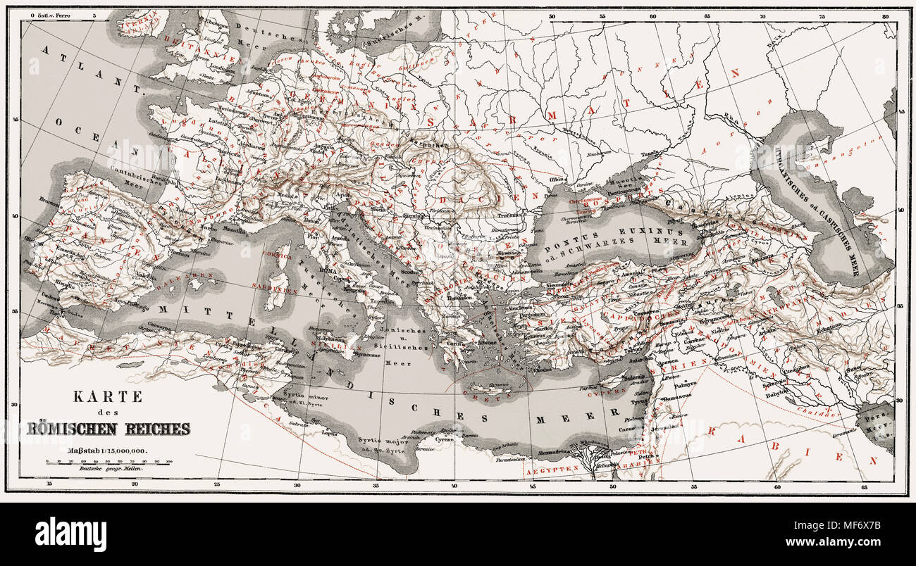 Ancient map of city of rome hi-res stock photography and images - Alamy