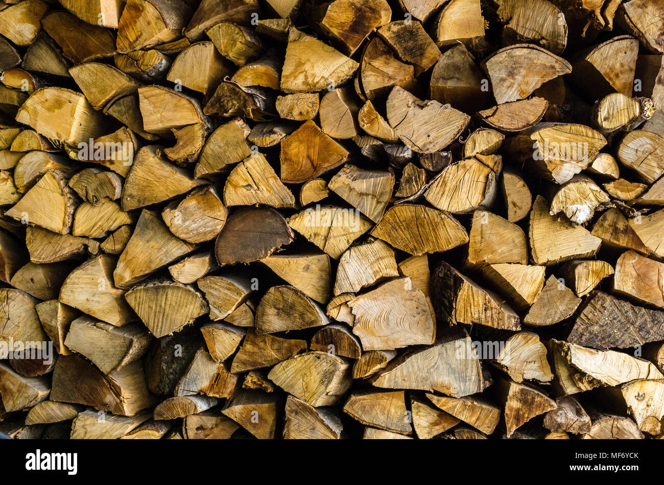 Wooden logs stacked hi-res stock photography and images - Alamy