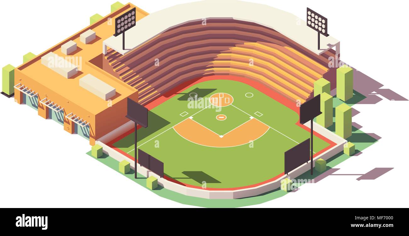 Vector 3d isometric park Stock Vector Images - Alamy