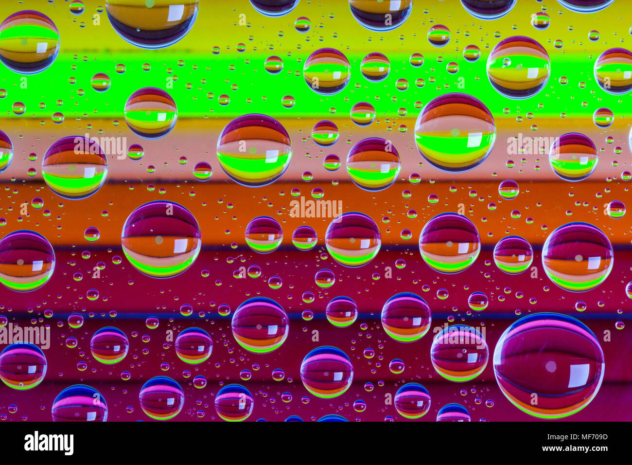 Color abstract background with drops and wooden pencils set Stock Photo ...