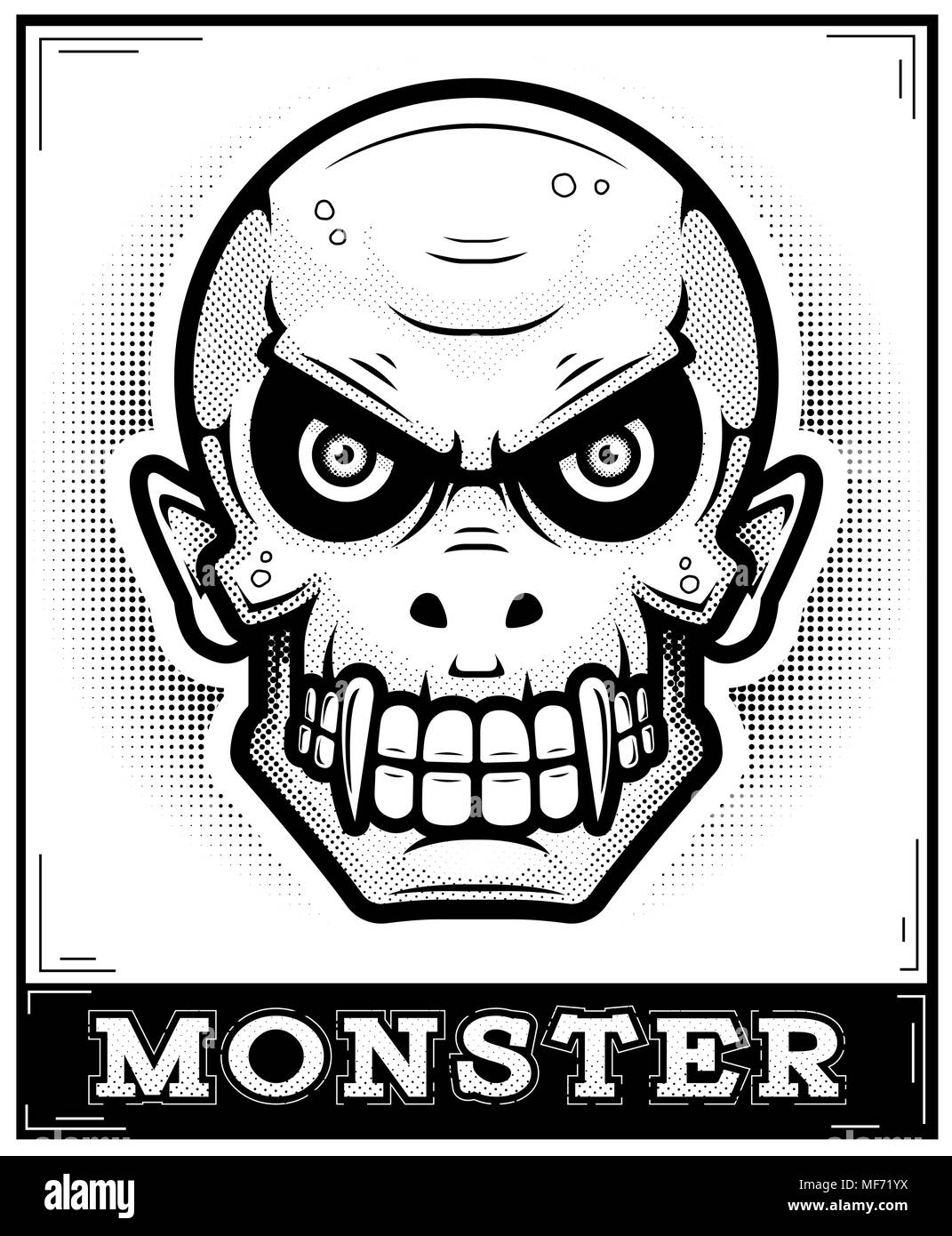 An illustration of a vampire on a poster Stock Vector Image & Art - Alamy