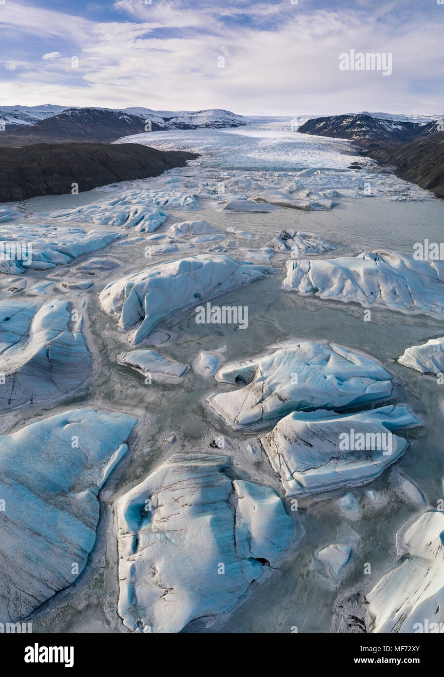 Aerial view iceberg hi-res stock photography and images - Alamy