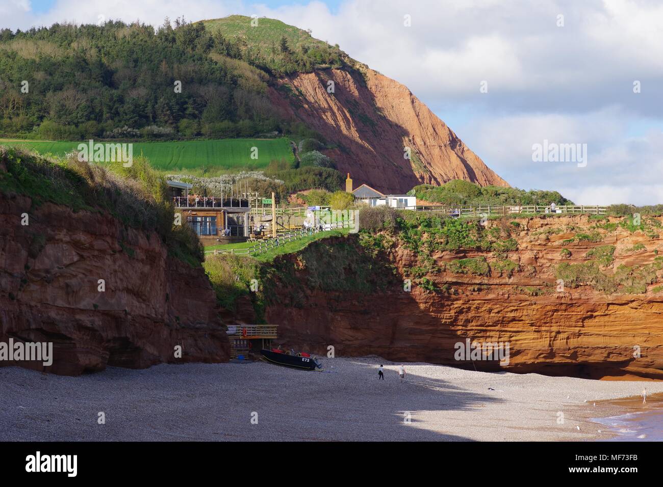 Red Sandstone Sea Stacks and Cliffs of the Jurassic Coast World ...
