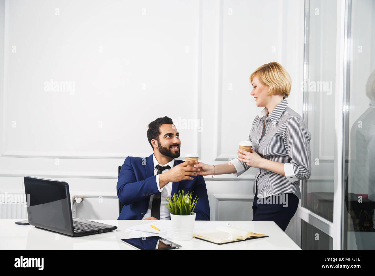 TIme to Coffee Break Stock Photo - Alamy