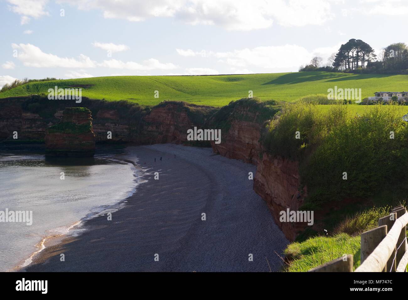 Red Sandstone Sea Stacks and Cliffs of the Jurassic Coast World ...