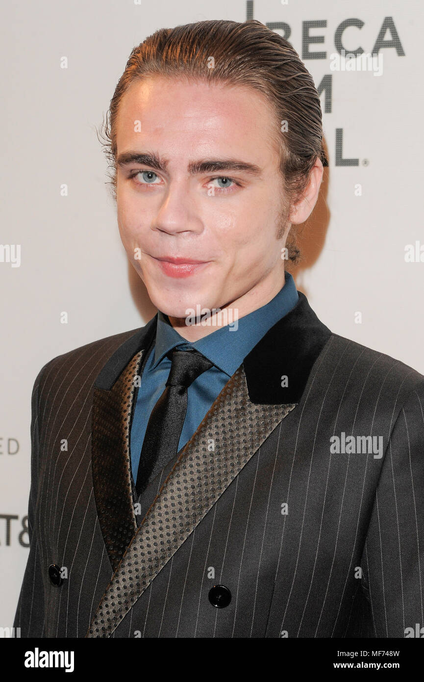 New York, NY - April 22, 2018: Christopher Dylan White attends premiere ...