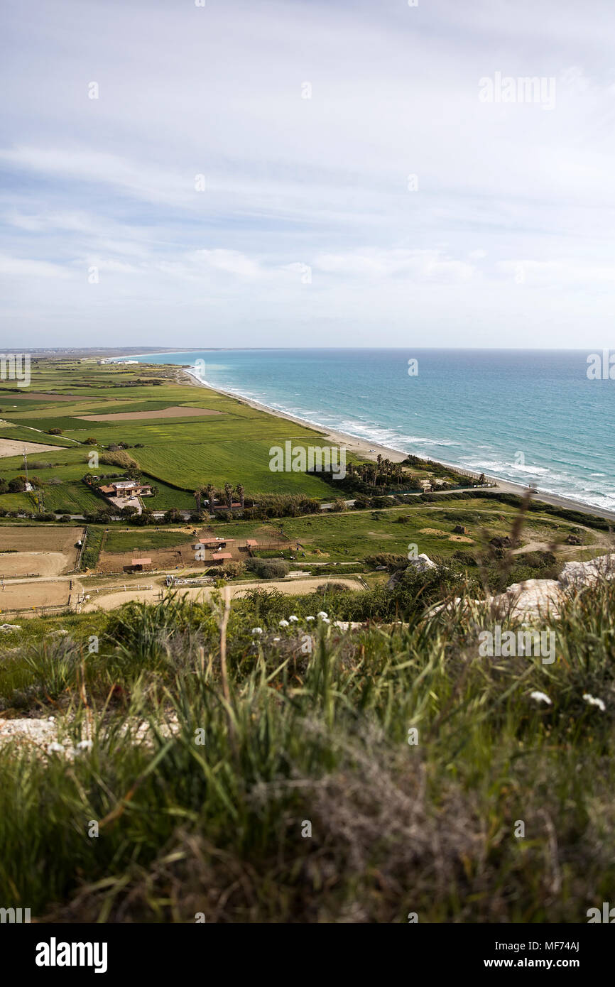 Beautiful kourion beach view hi-res stock photography and images - Alamy