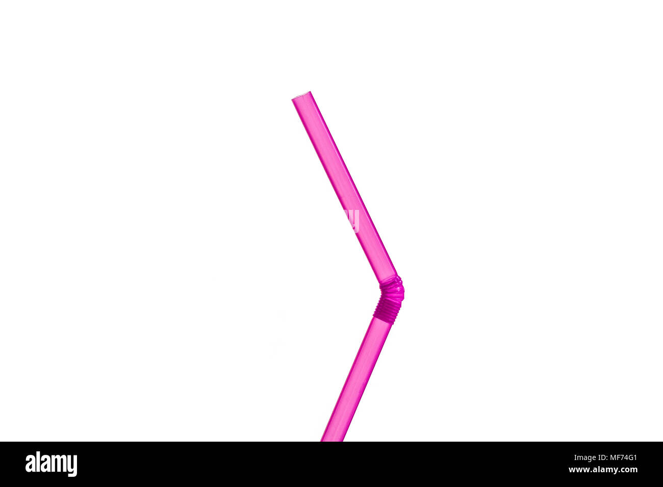 Single use plastic drinking straw Stock Photo - Alamy