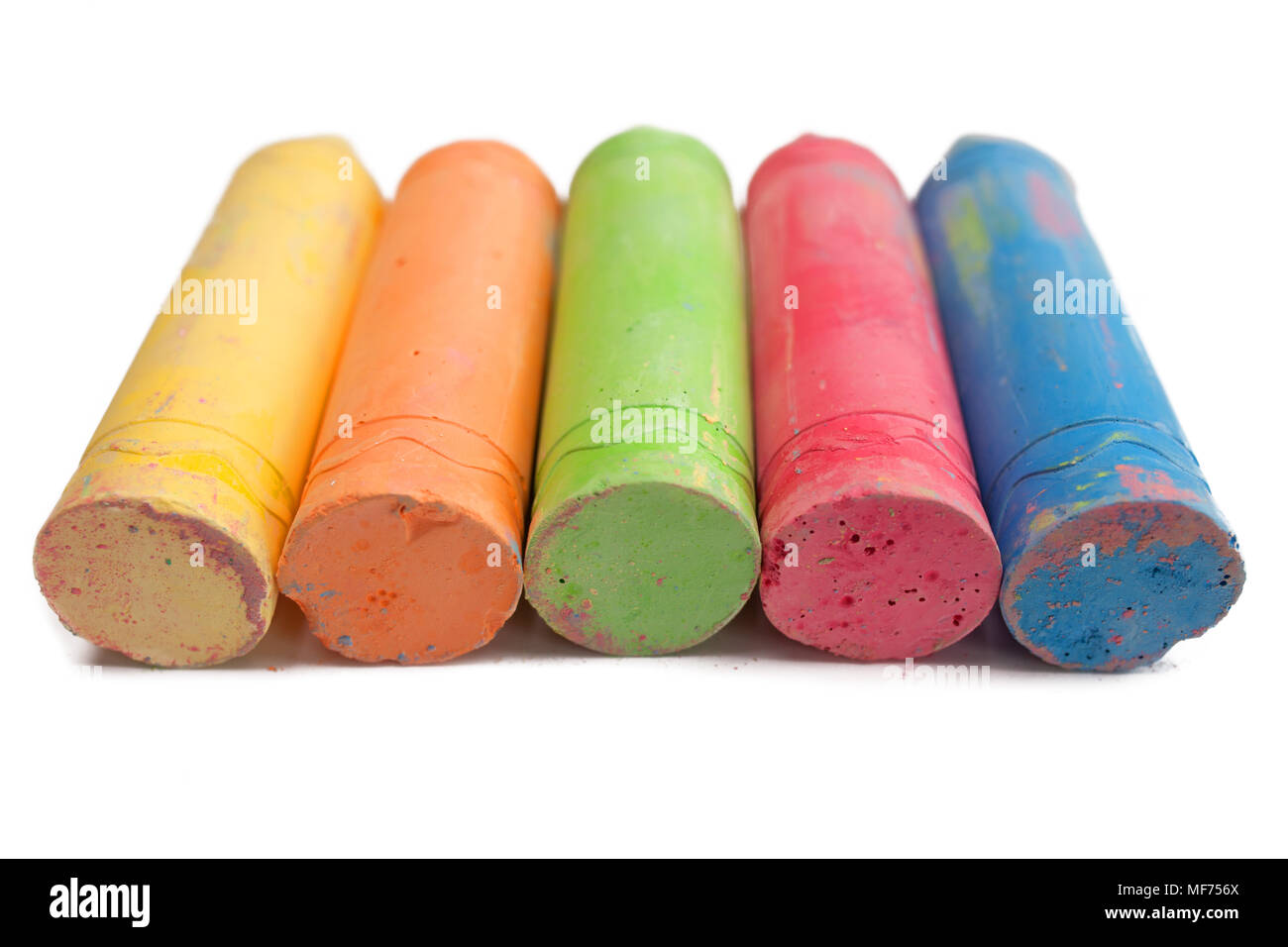 Colorful crayons for creativity isolated Stock Photo - Alamy