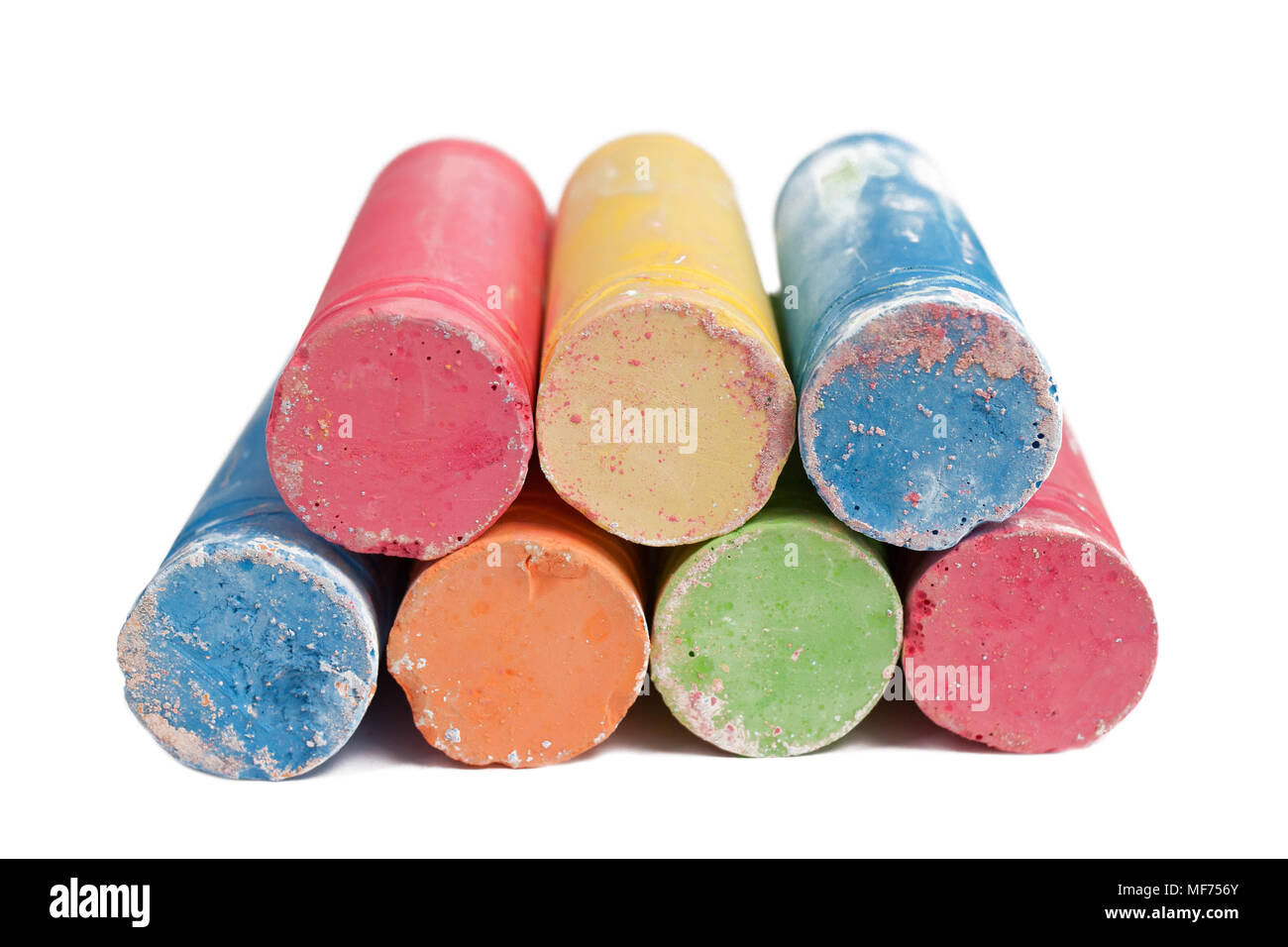 Colorful crayons for creativity isolated Stock Photo - Alamy