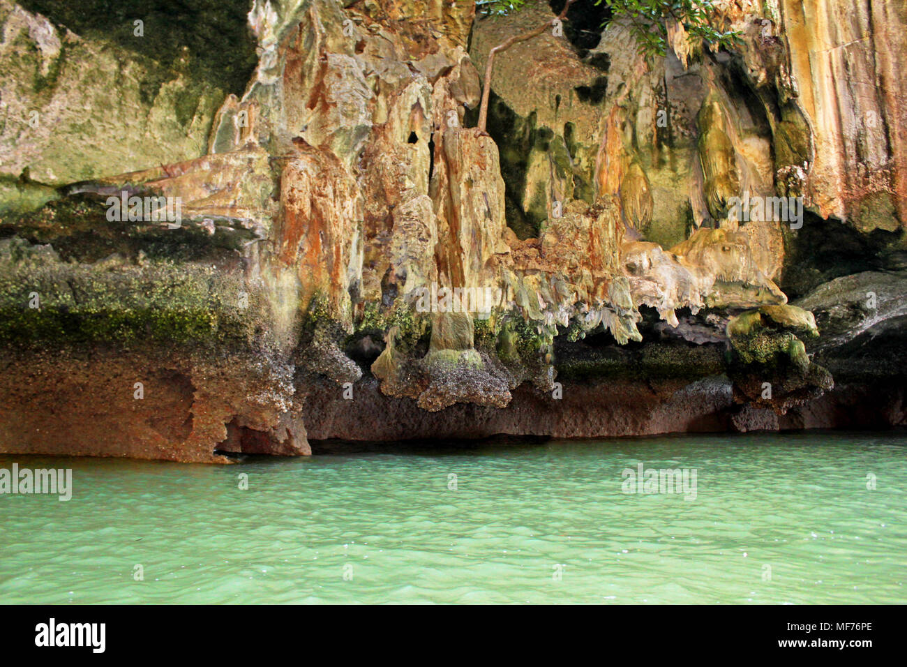 Close-up Ko Tapu island in Thailand known as James Bond Island Stock ...