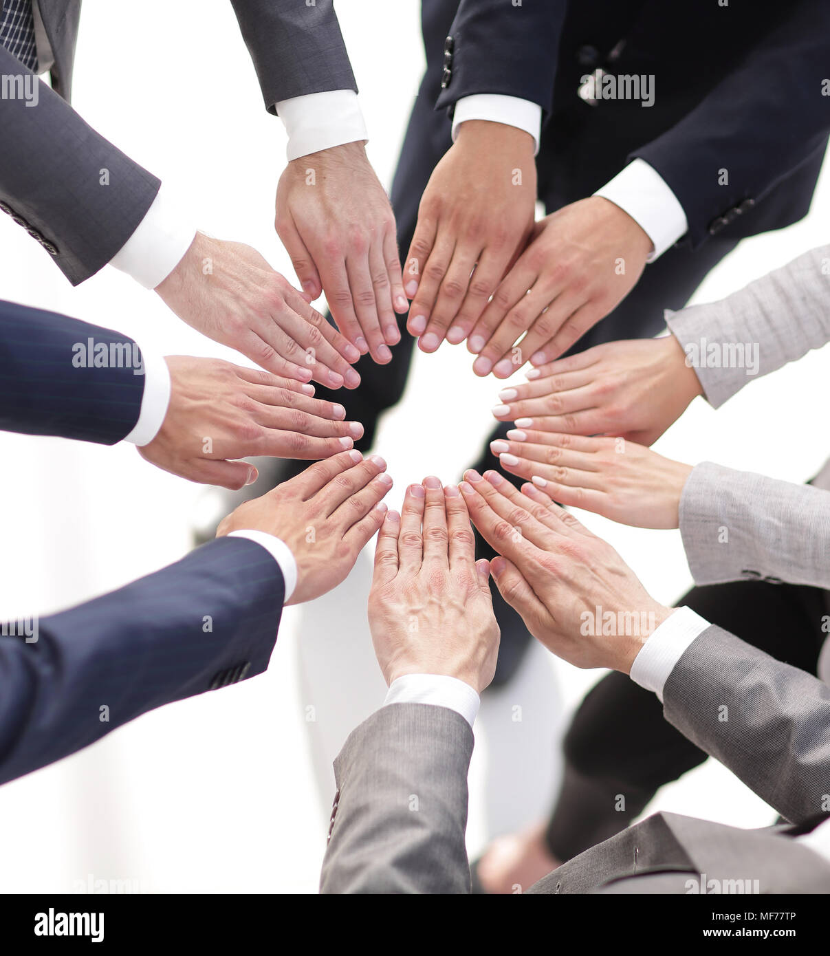 concept of purpose.closeup. hands business team Stock Photo - Alamy