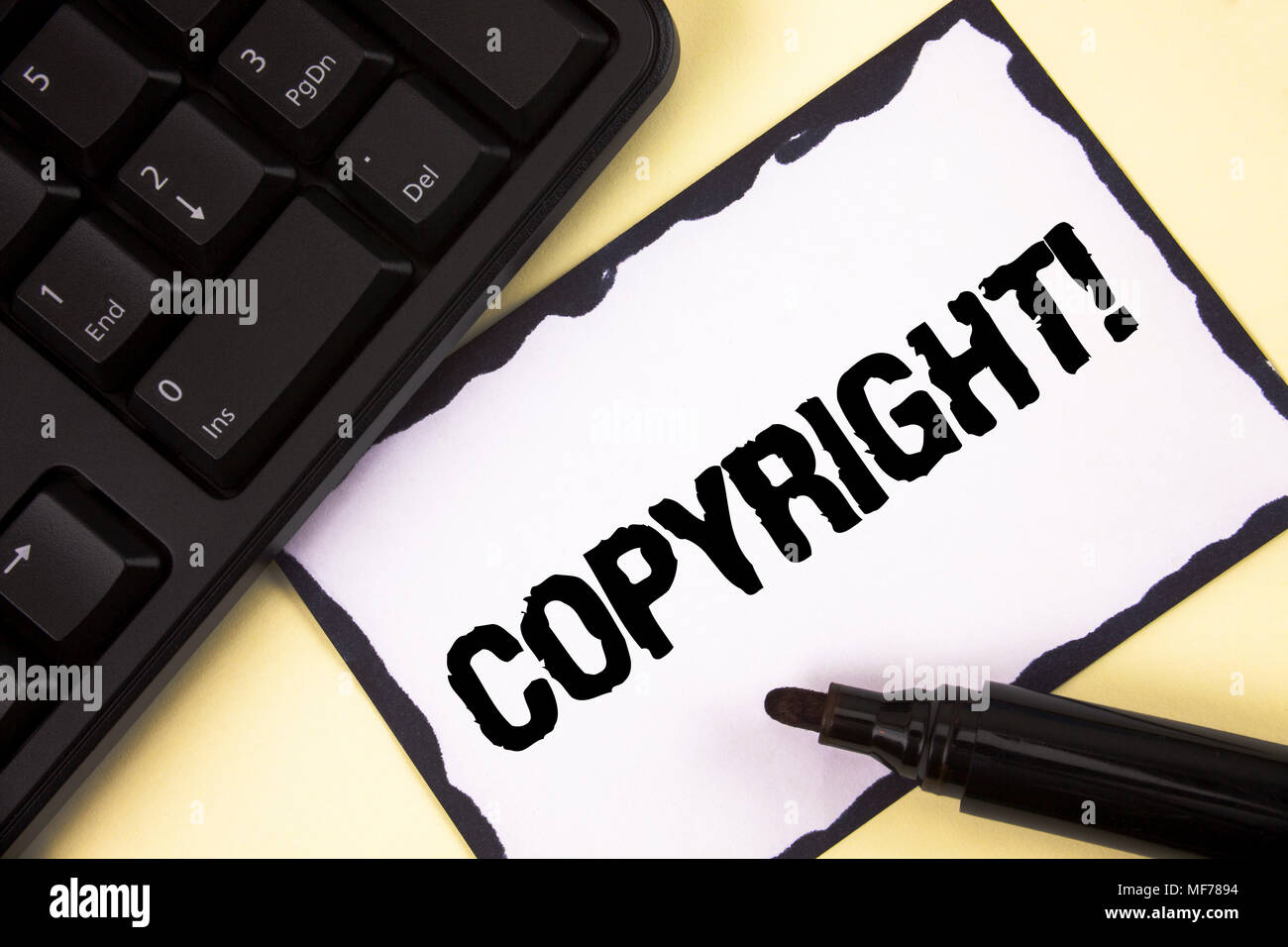 Conceptual hand writing showing Copyright Motivational Call. Business ...