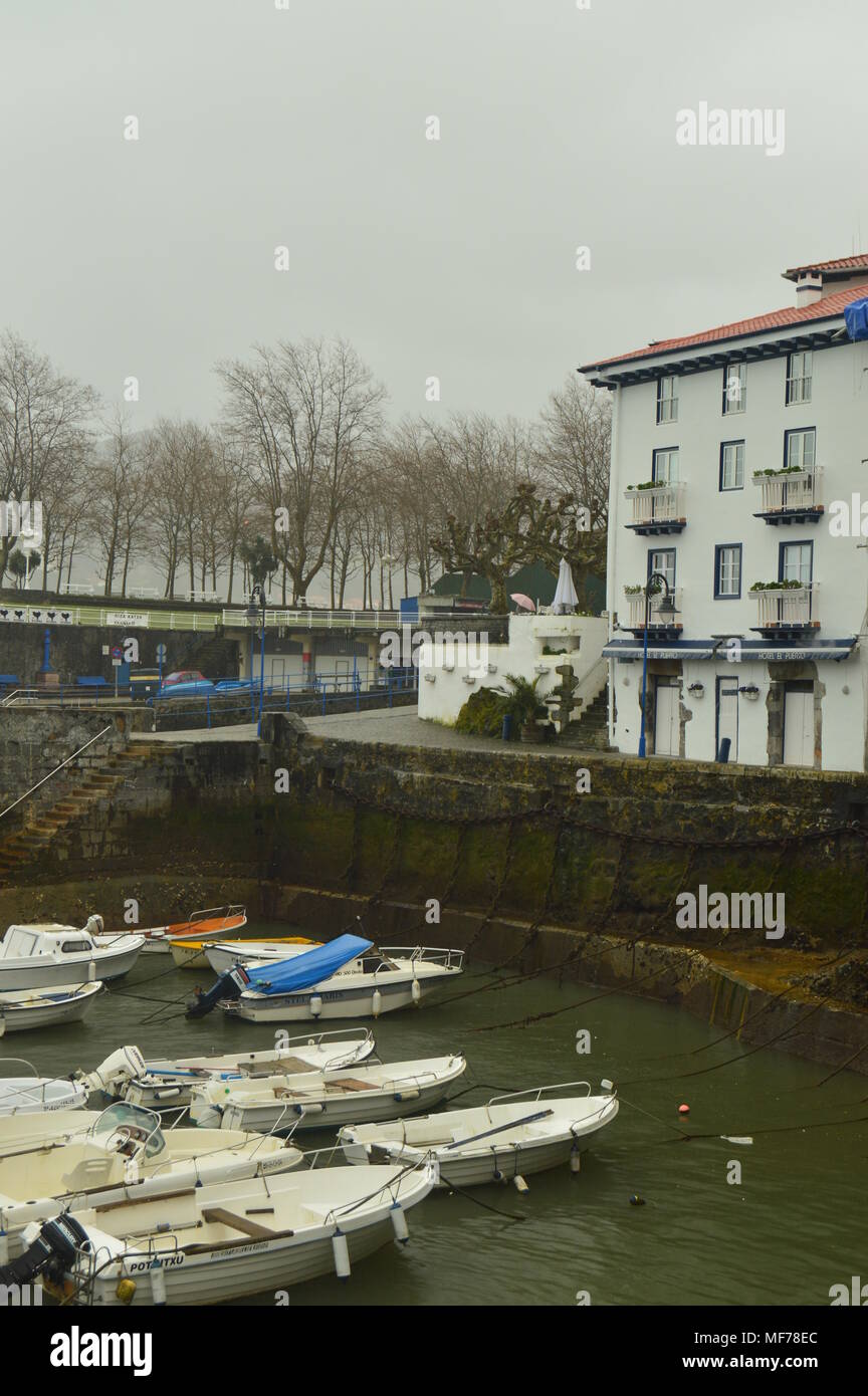 Views Of The Mundaca Harbor With Its Picturesque Buildings Behind ...