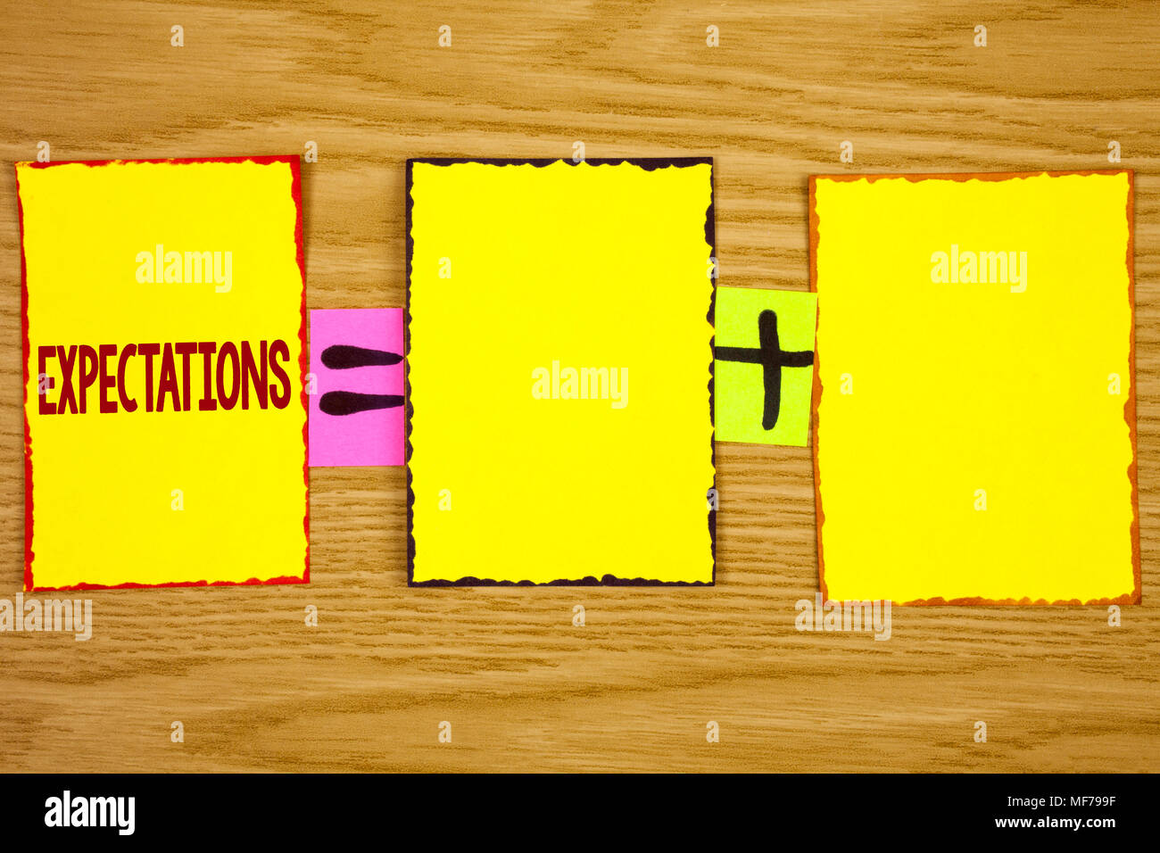 Handwriting Text Writing Expectations Concept Meaning Huge Sales In