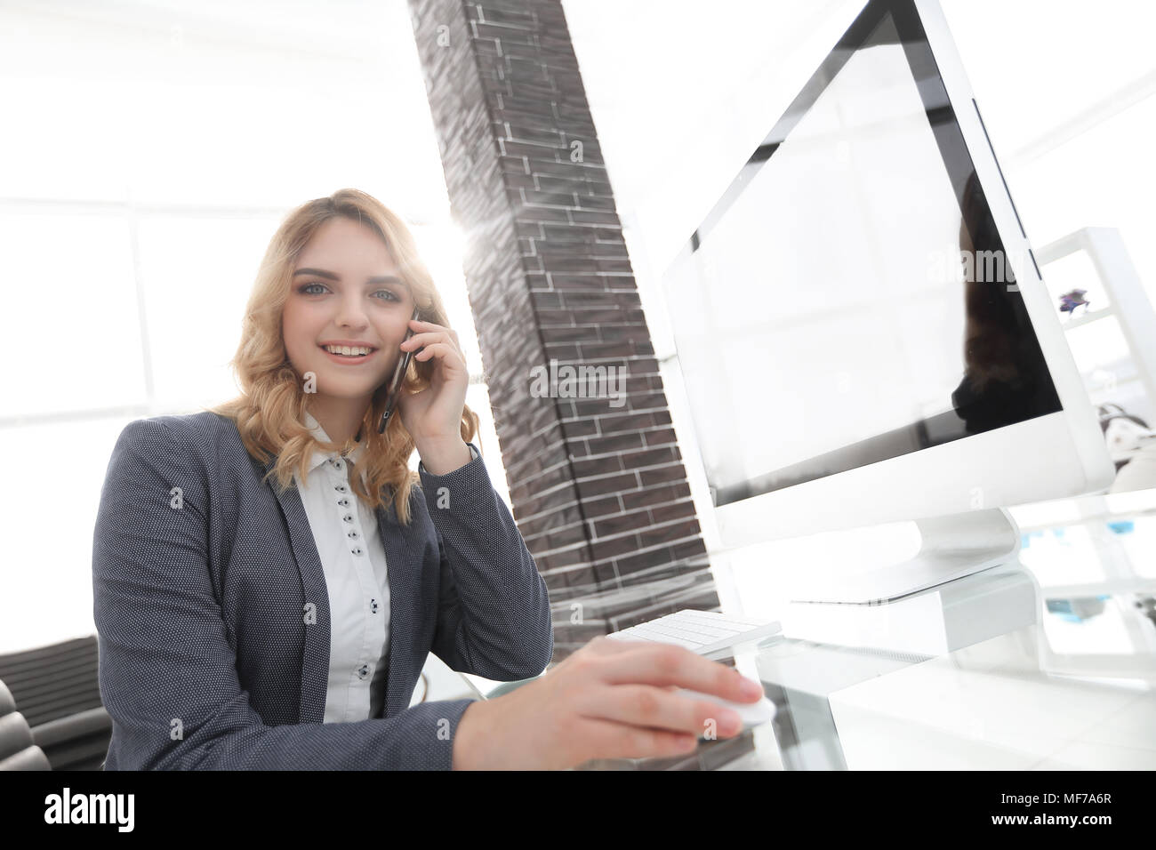 background image of a business women in the workplace Stock Photo - Alamy