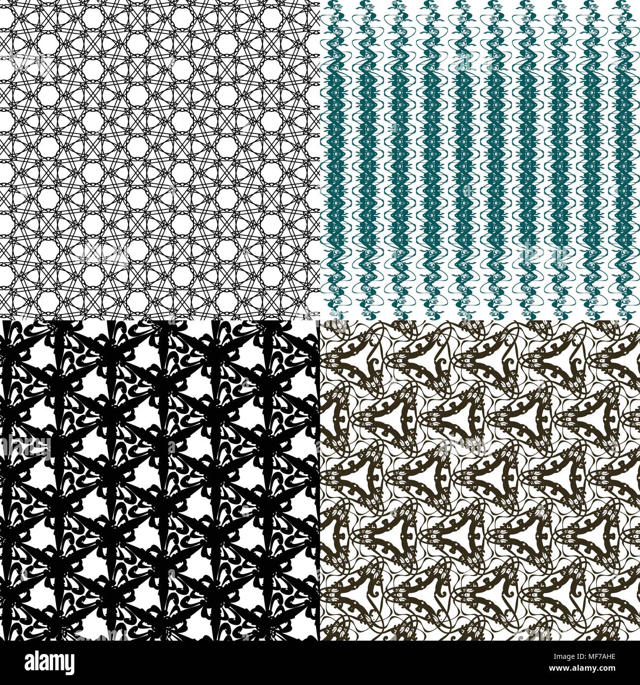 Set of pattern. Modern stylish texture. Repeating abstract background ...