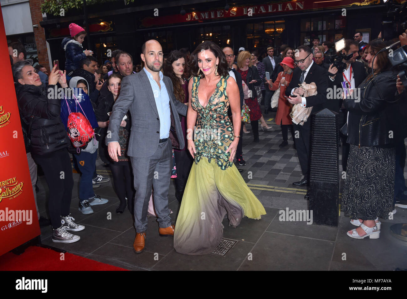 Shirley Ballas arriving at the Piccadilly Theatre, central London for ...