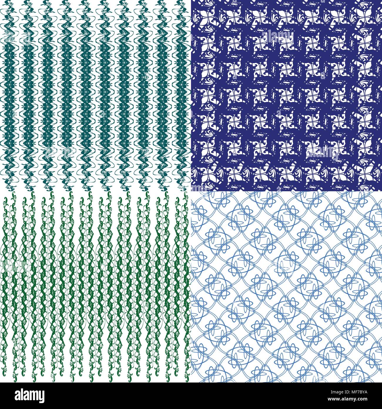 Set of geometric pattern in op art design. Vector illustration art ...