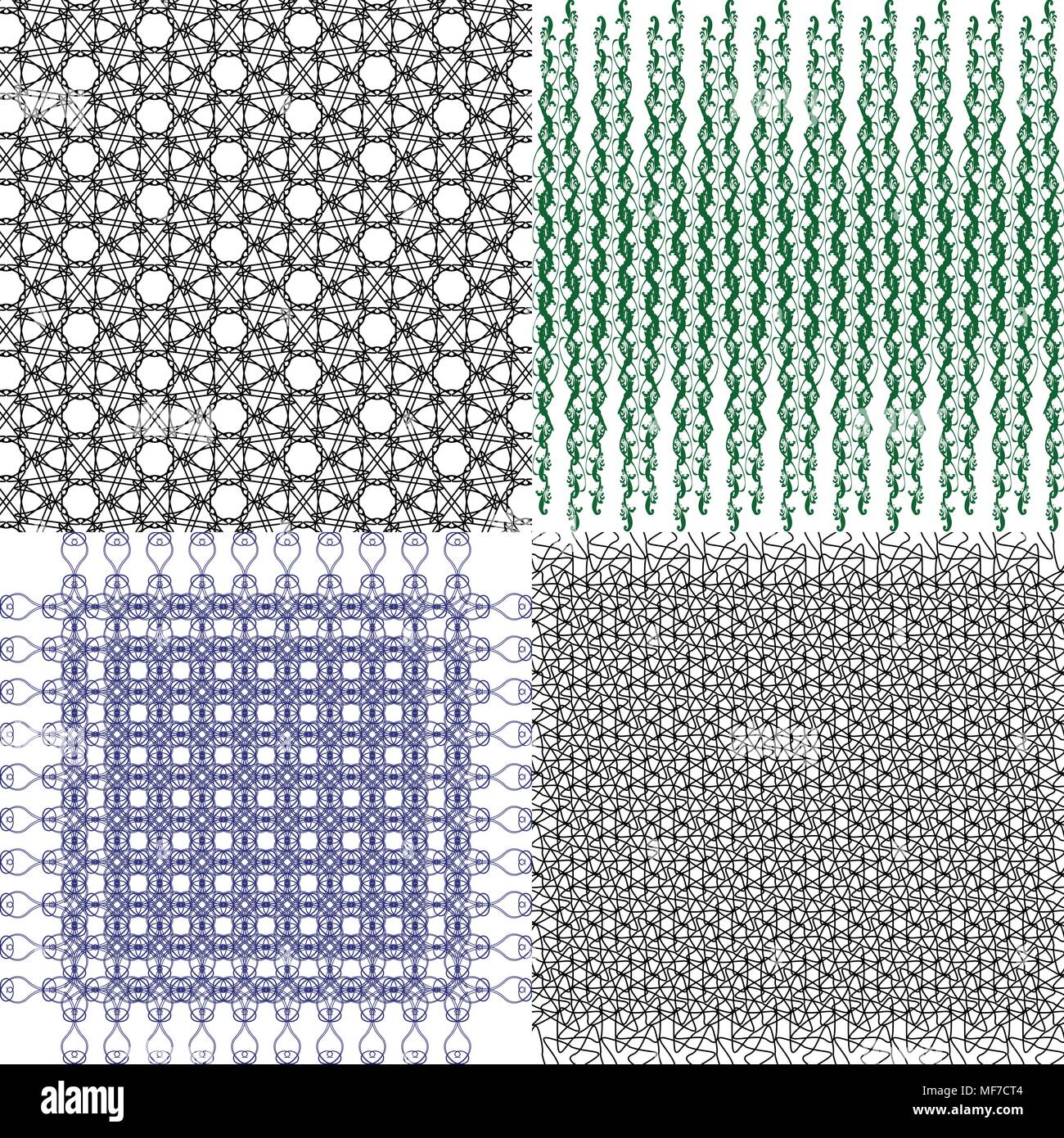 Set of pattern. Modern stylish texture. Repeating abstract background ...