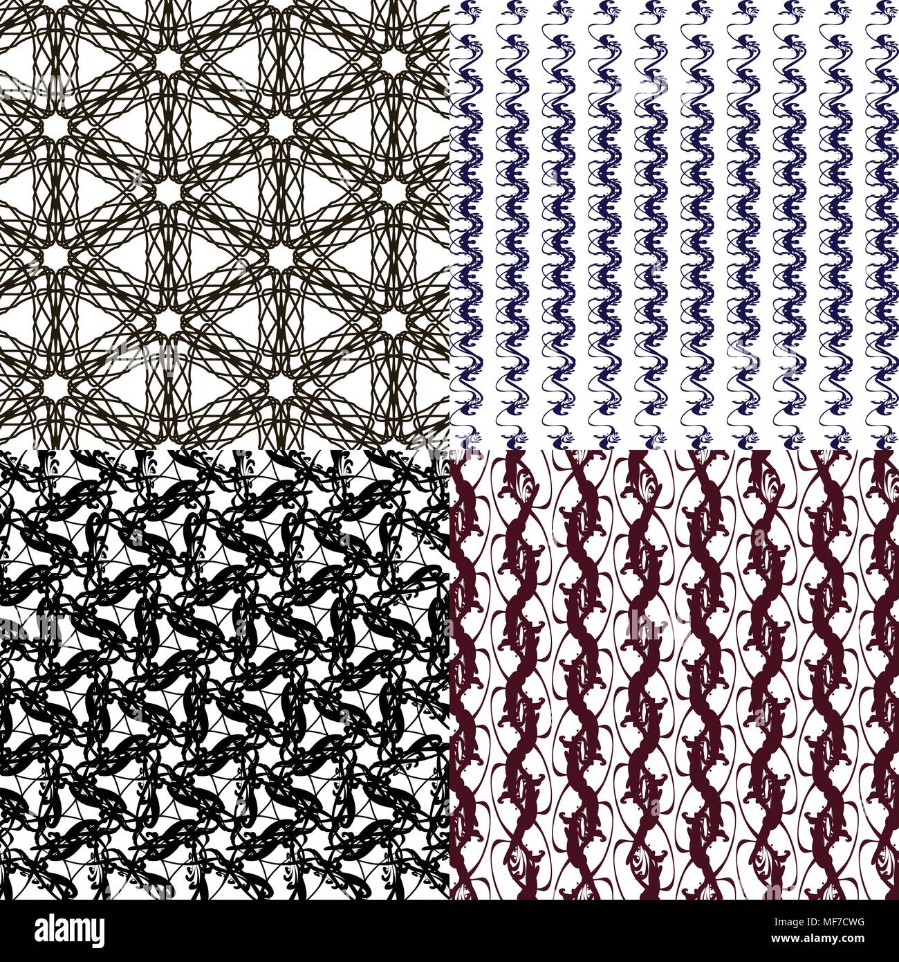 Set of pattern. Modern stylish texture. Repeating abstract background ...