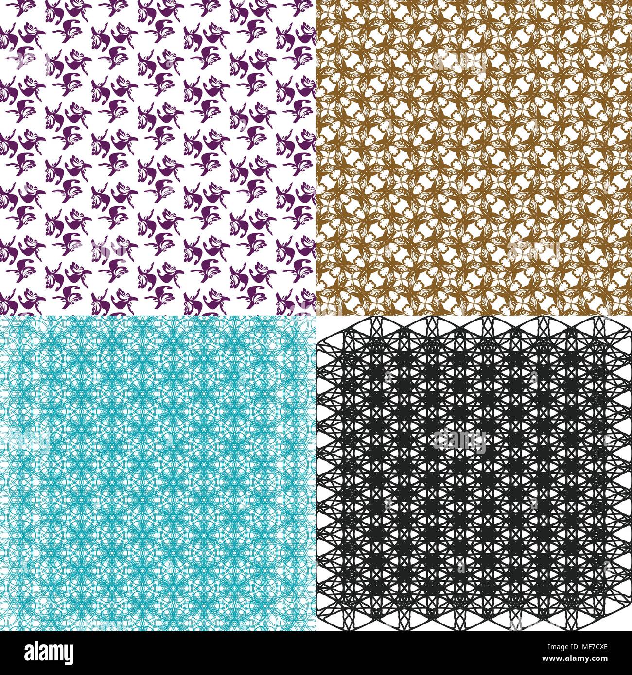 Set of pattern. Modern stylish texture. Repeating abstract background ...