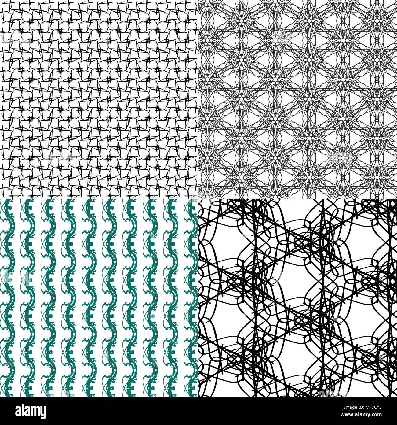 Set of pattern. Modern stylish texture. Repeating abstract background ...