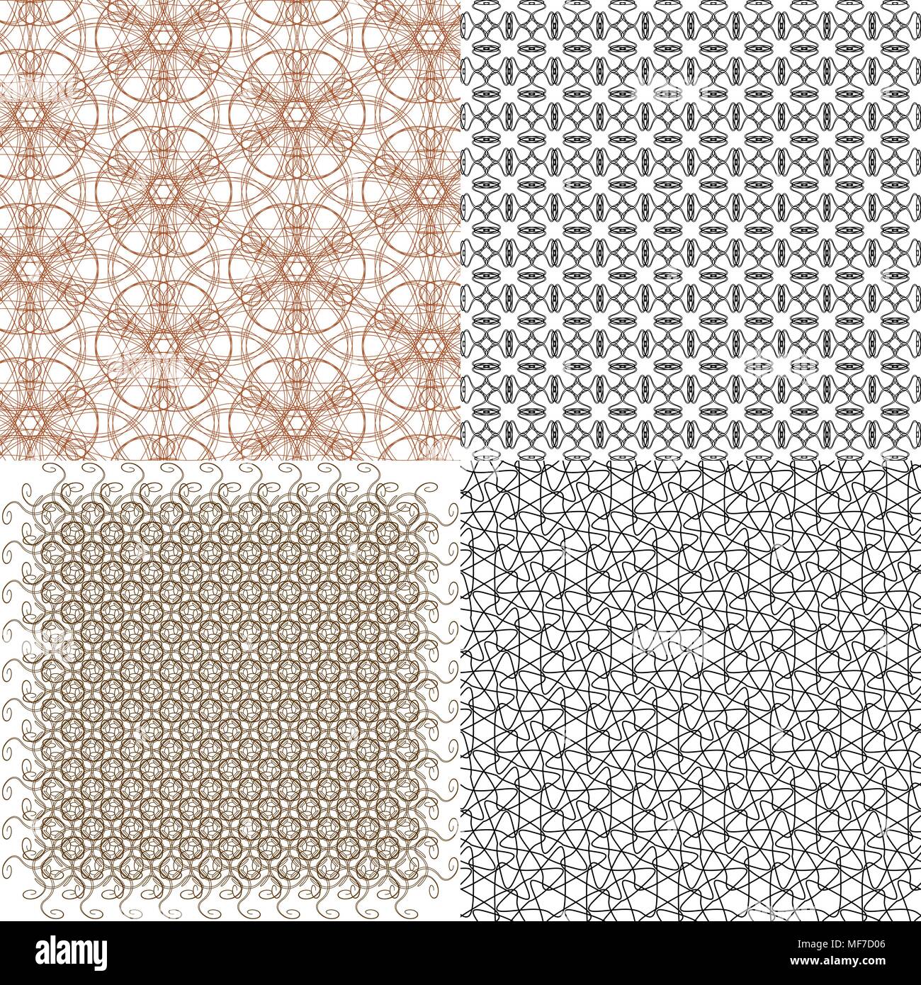 Set of pattern. Modern stylish texture. Repeating abstract background ...