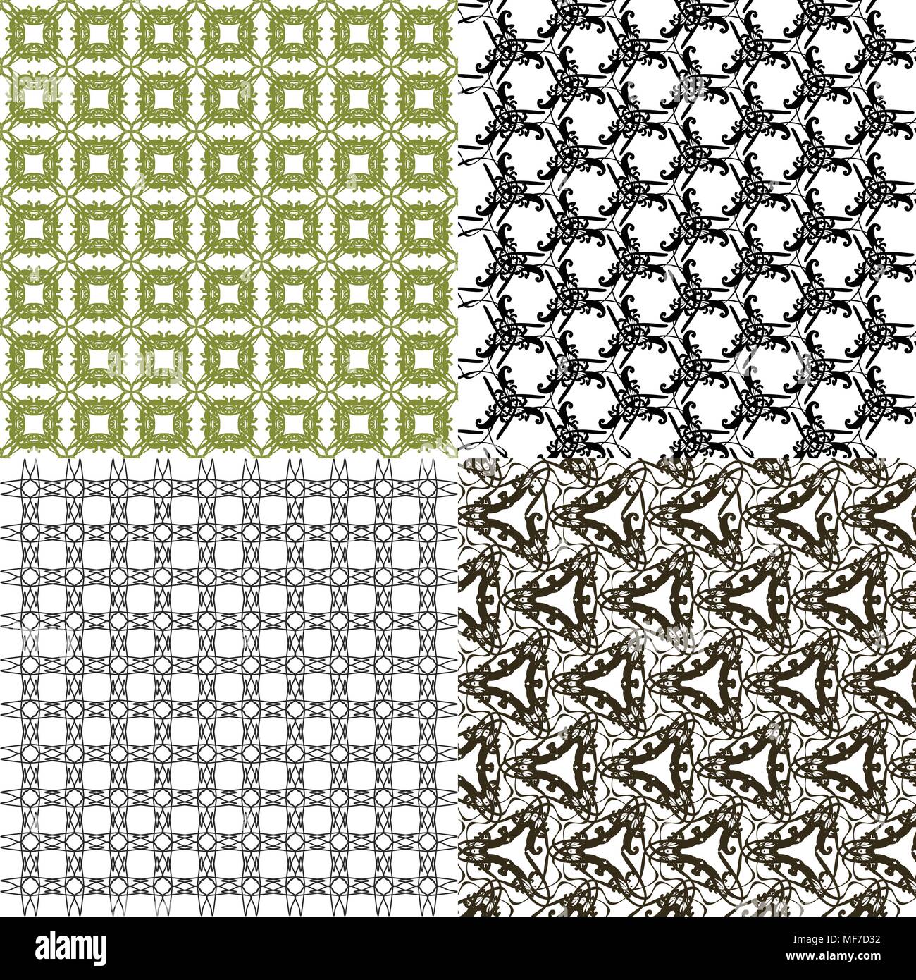Set of pattern. Modern stylish texture. Repeating abstract background ...