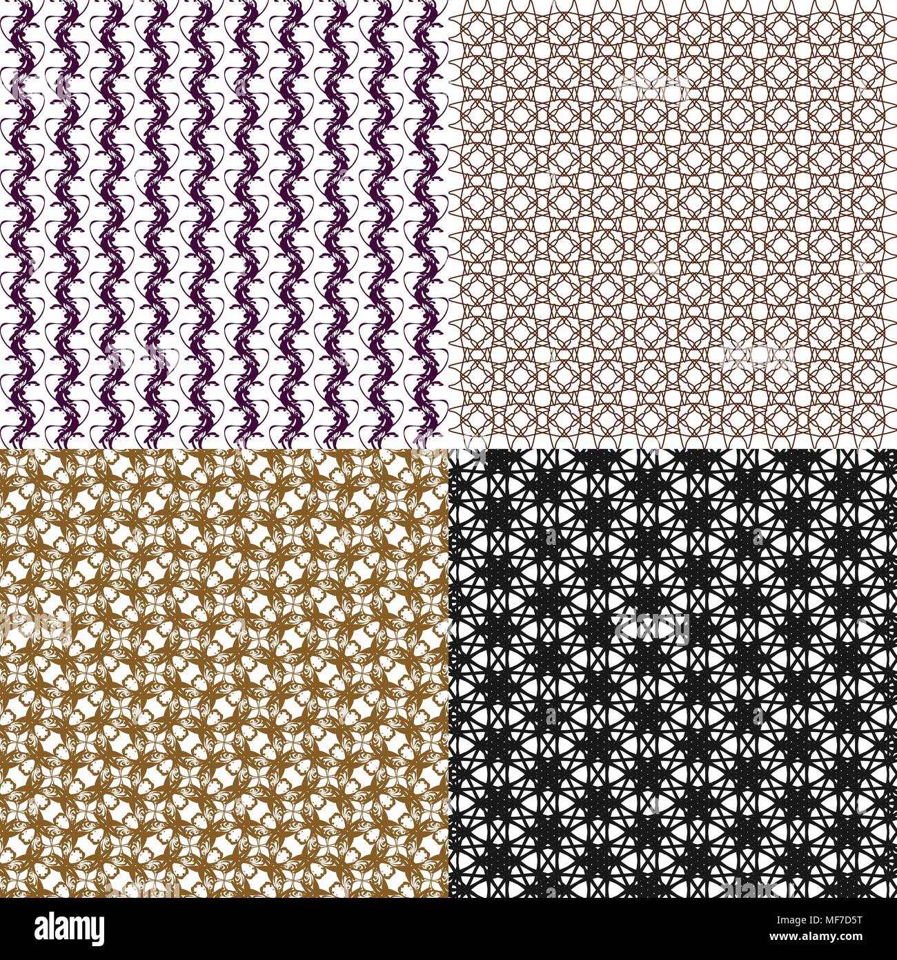 Set of pattern. Modern stylish texture. Repeating abstract background ...