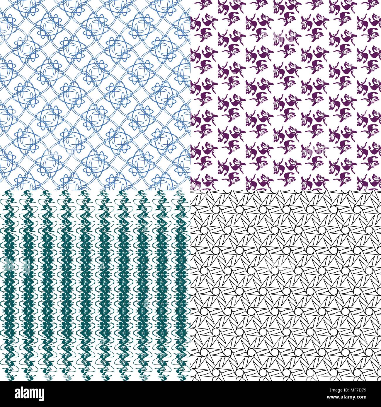 Set of pattern. Modern stylish texture. Repeating abstract background ...