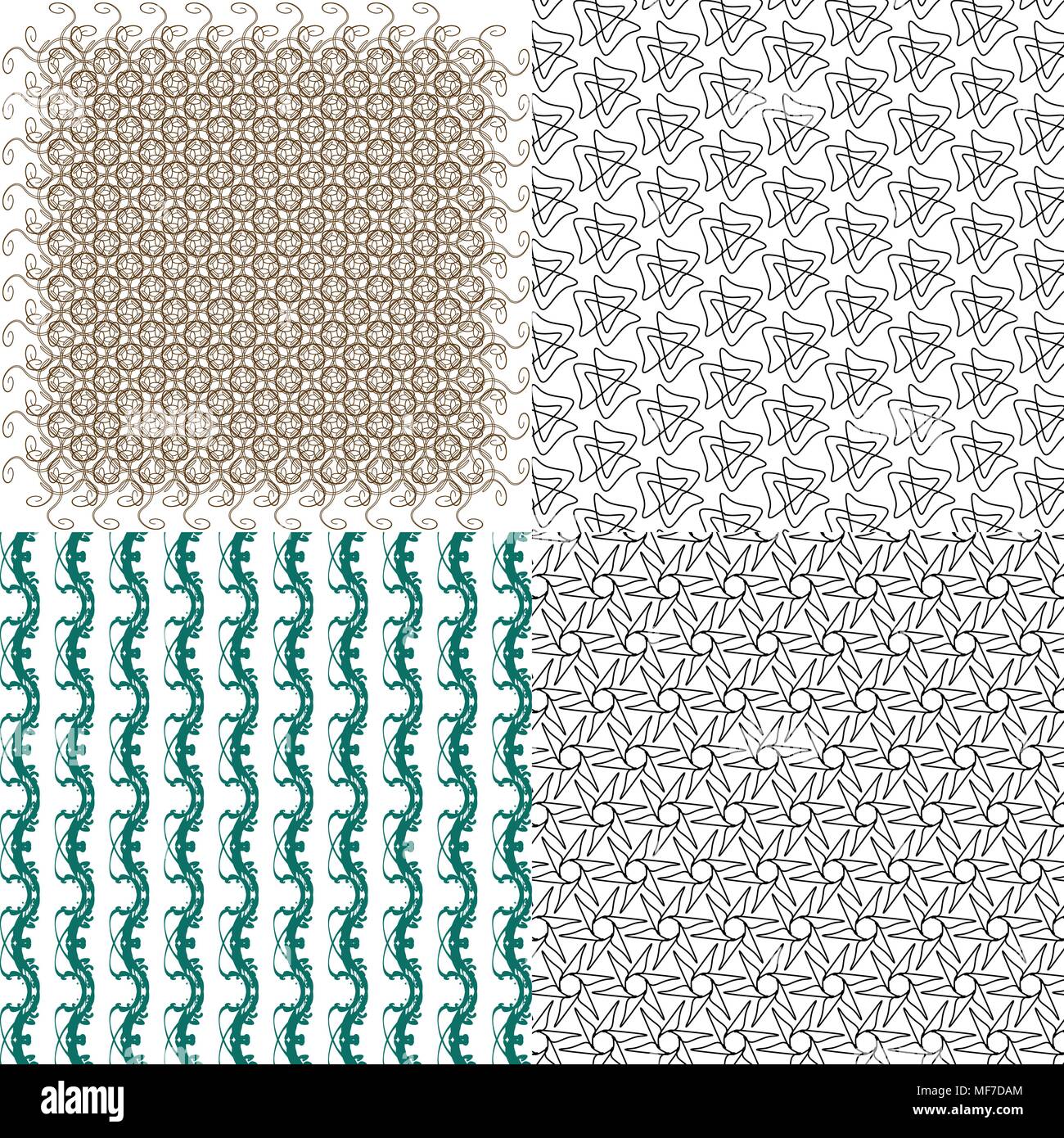 Set of pattern. Modern stylish texture. Repeating abstract background ...