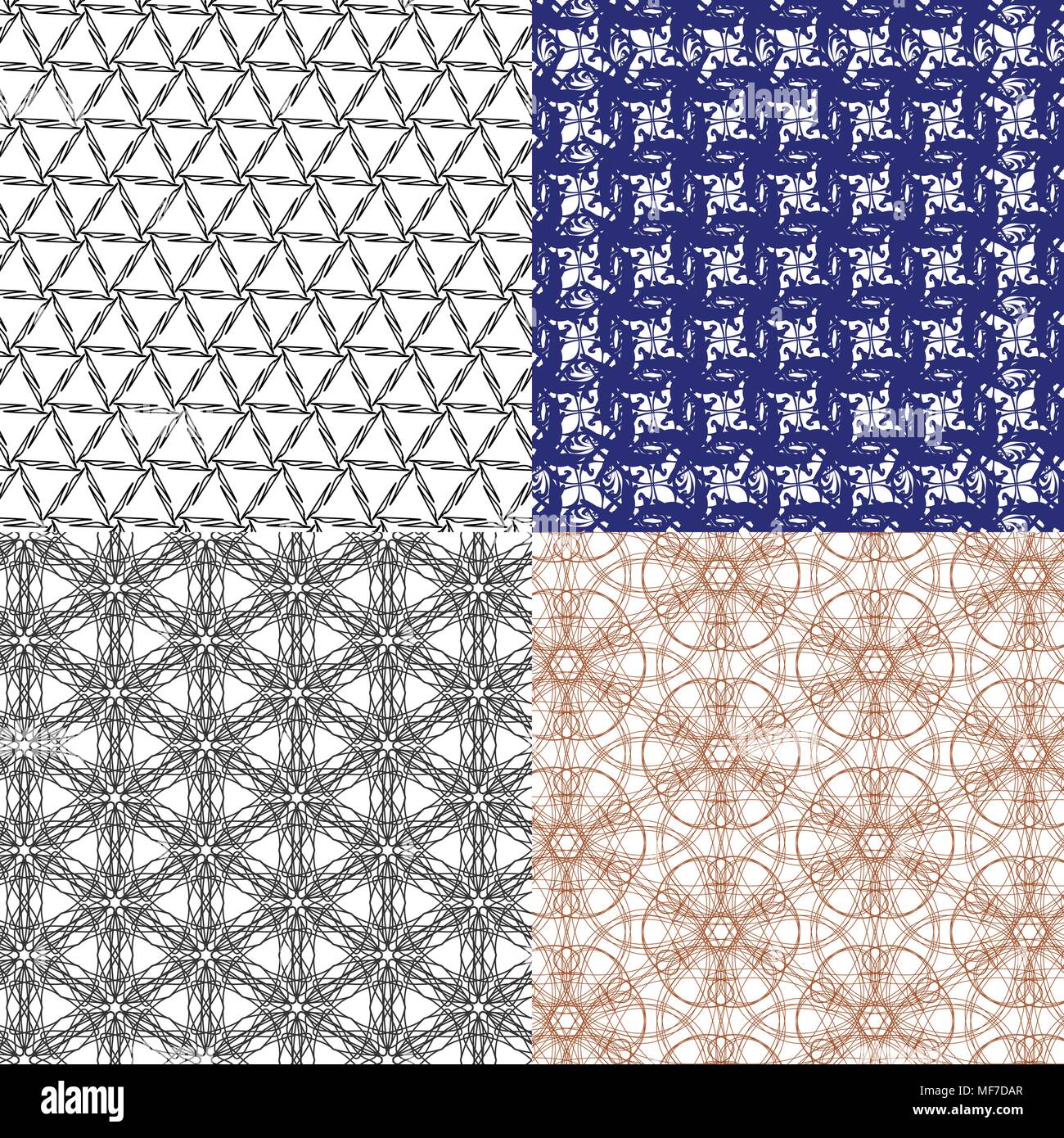 Set of pattern. Modern stylish texture. Repeating abstract background ...