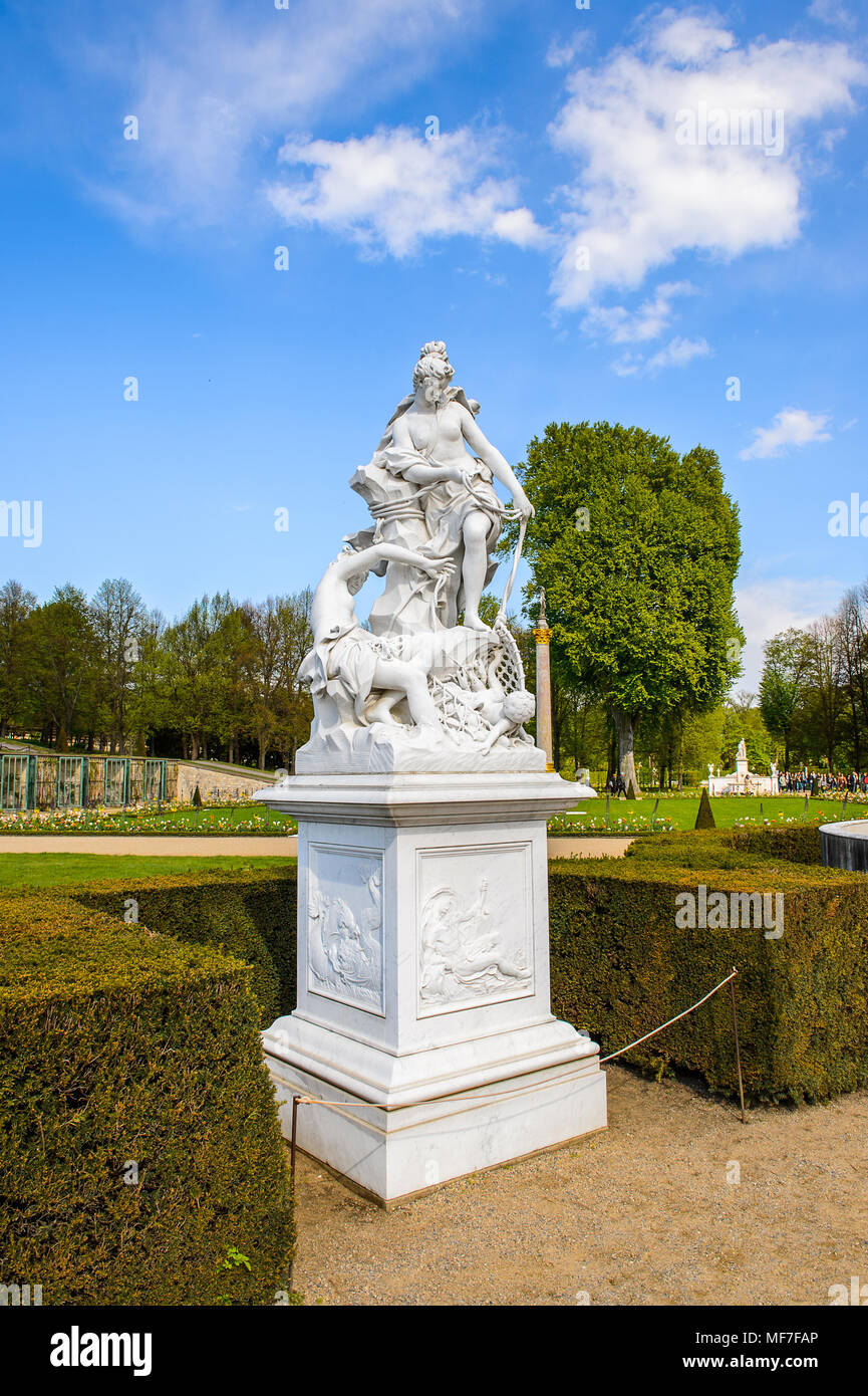 Statue near the Sanssouci palace of Potsdam, Germany Stock Photo - Alamy