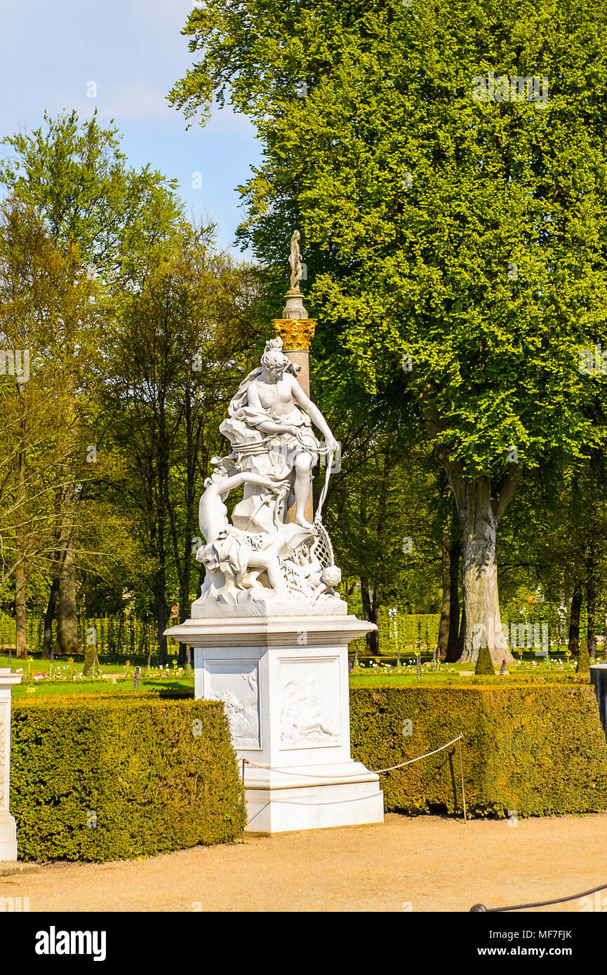 Statue near the Sanssouci palace of Potsdam, Germany Stock Photo - Alamy