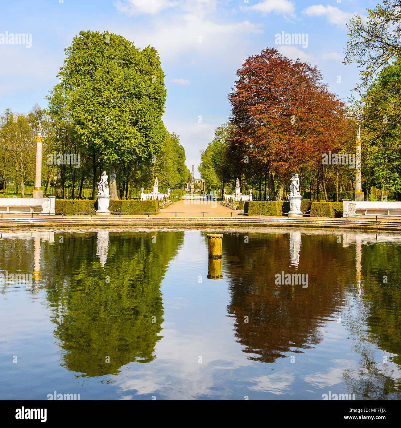 Lake near the Sanssouci palace of Potsdam, Germany Stock Photo - Alamy