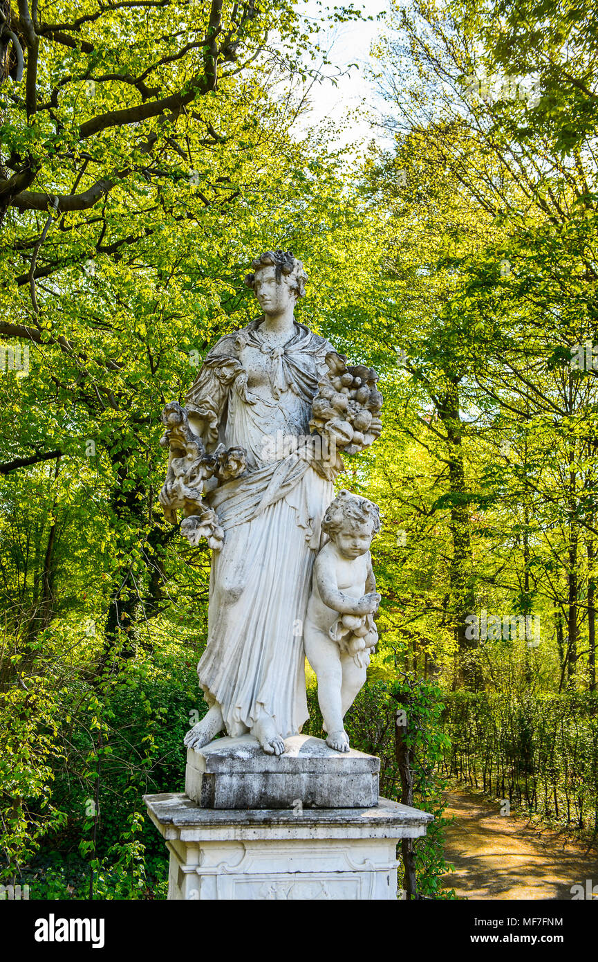 Statue near the Sanssouci palace of Potsdam, Germany Stock Photo - Alamy