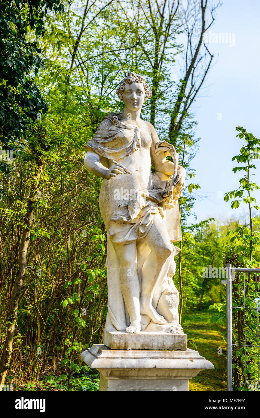 Statue near the Sanssouci palace of Potsdam, Germany Stock Photo - Alamy