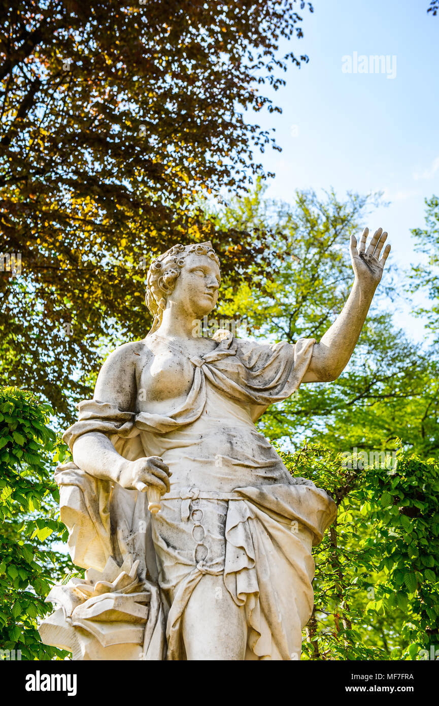 Statue near the Sanssouci palace of Potsdam, Germany Stock Photo - Alamy