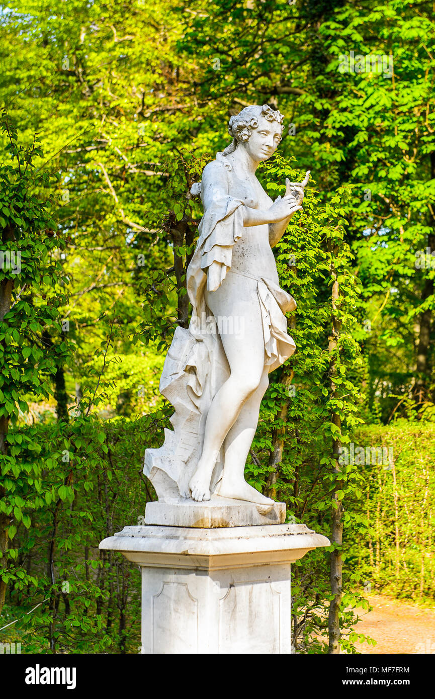 Statue near the Sanssouci palace of Potsdam, Germany Stock Photo - Alamy