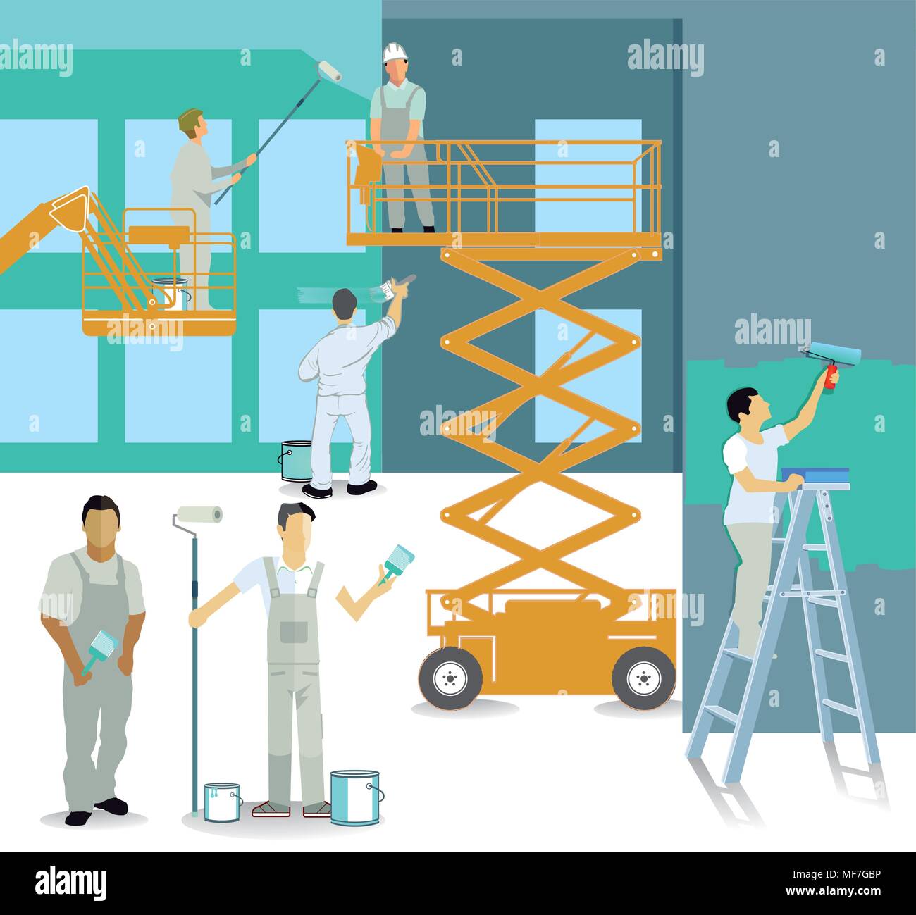 Construction planning Stock Vector Images - Alamy