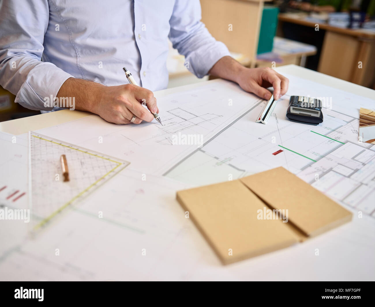 Floor plan drawing architect hi-res stock photography and images - Alamy